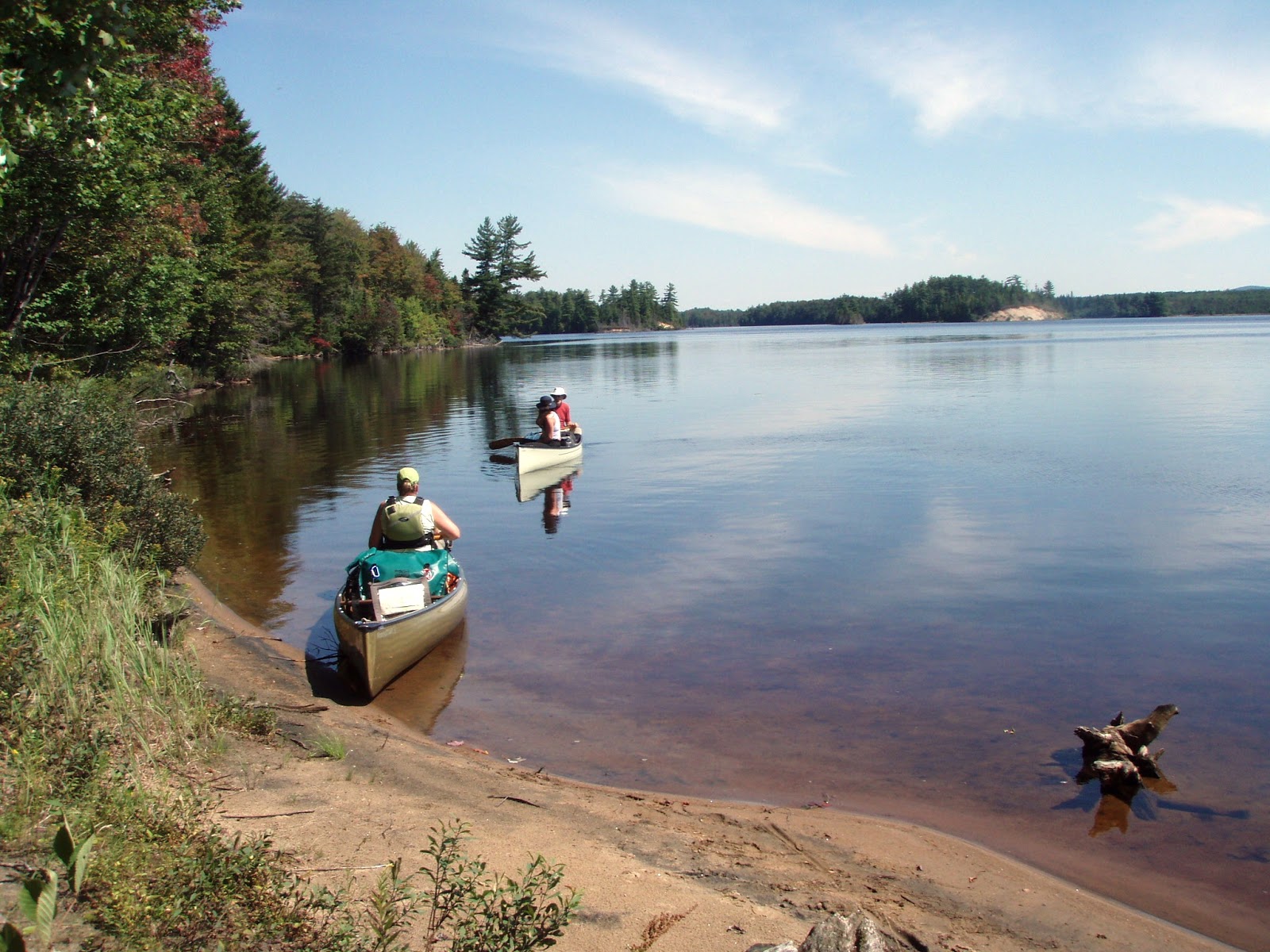 LOWS LAKE, BOG RIVER, HITCHINS POND paddling, camping, hiking.