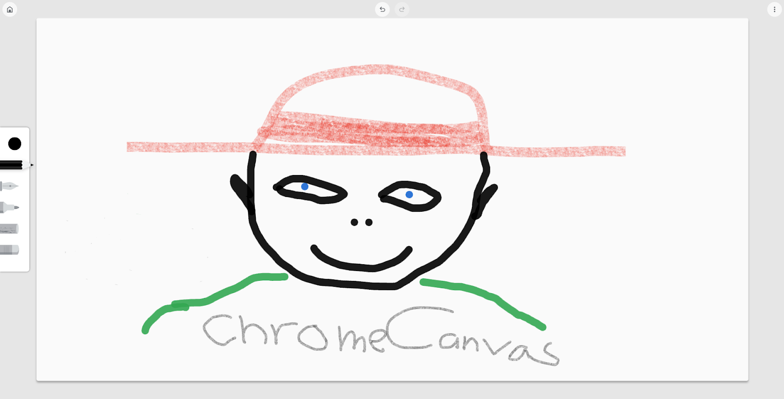 'Chrome Canvas': een eenvoudig online tekenprogrammaatje van Google ...