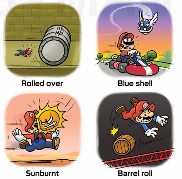 cool and amazing pictures: Mario Bros: 45 Causes Of Death