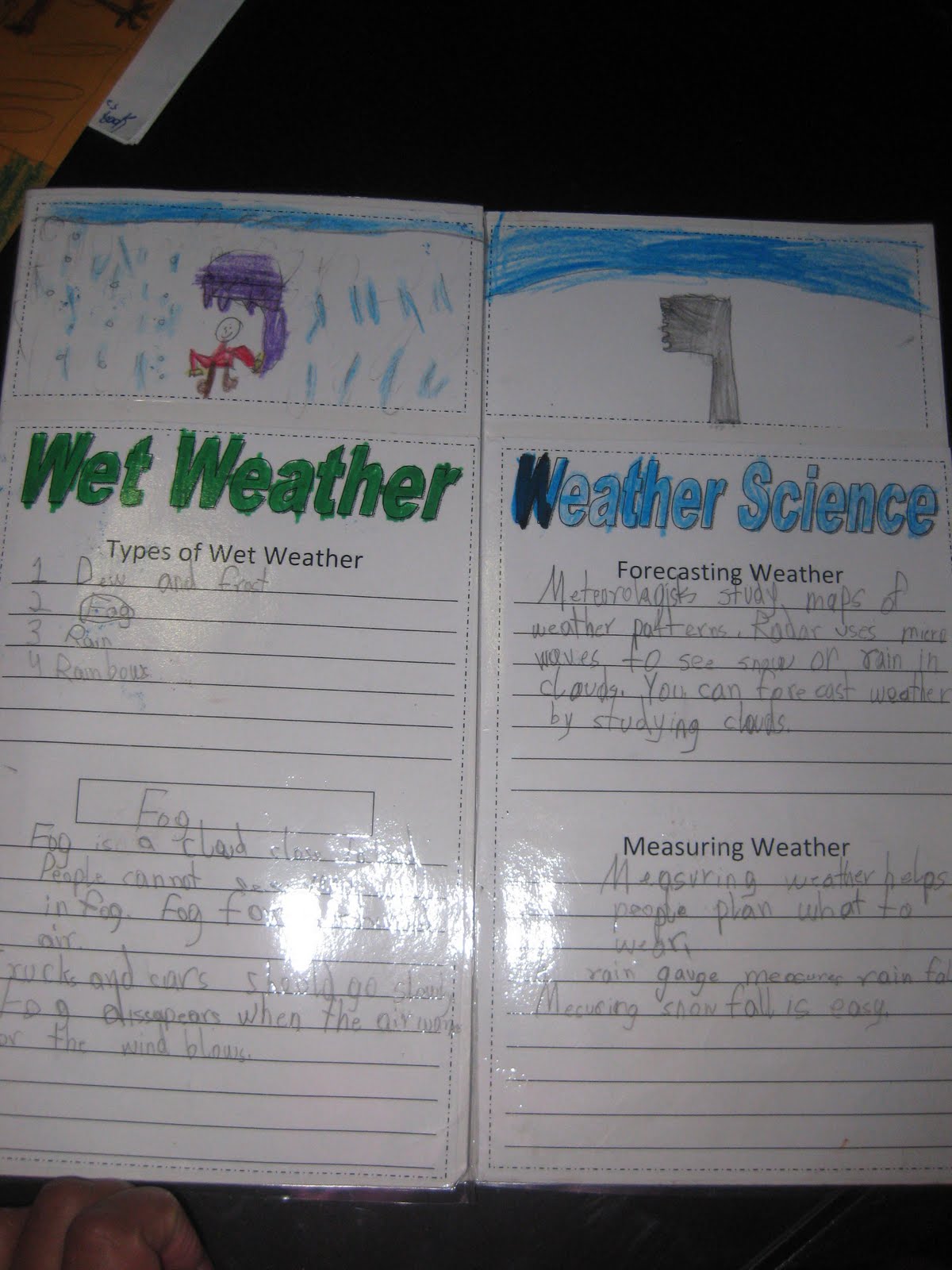 Ani and Divya: My Weather Brochure by Aniruddha