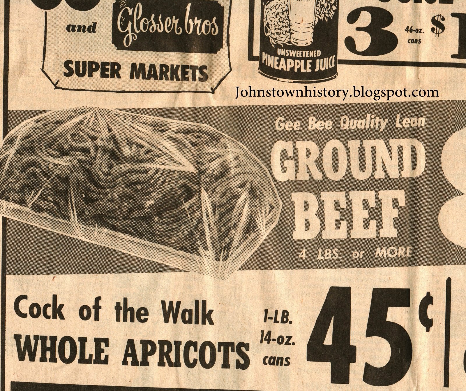 Vintage Johnstown: Old Gee Bee Ad