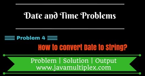 How to convert Date to String in Java?