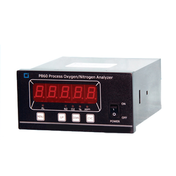 measurement equipment: Portable P860 Series Oxygen and Nitrogen Analyzer