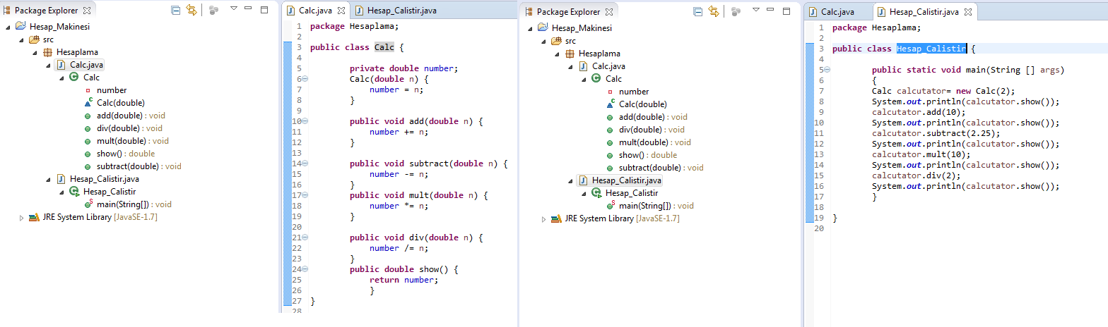 Yazılımcılar Dünyası: Java'da Farklı Classlar Kullanarak Bir Hesap ...
