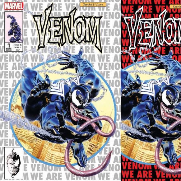 The Venom Site: venom 1 variants from krs comics
