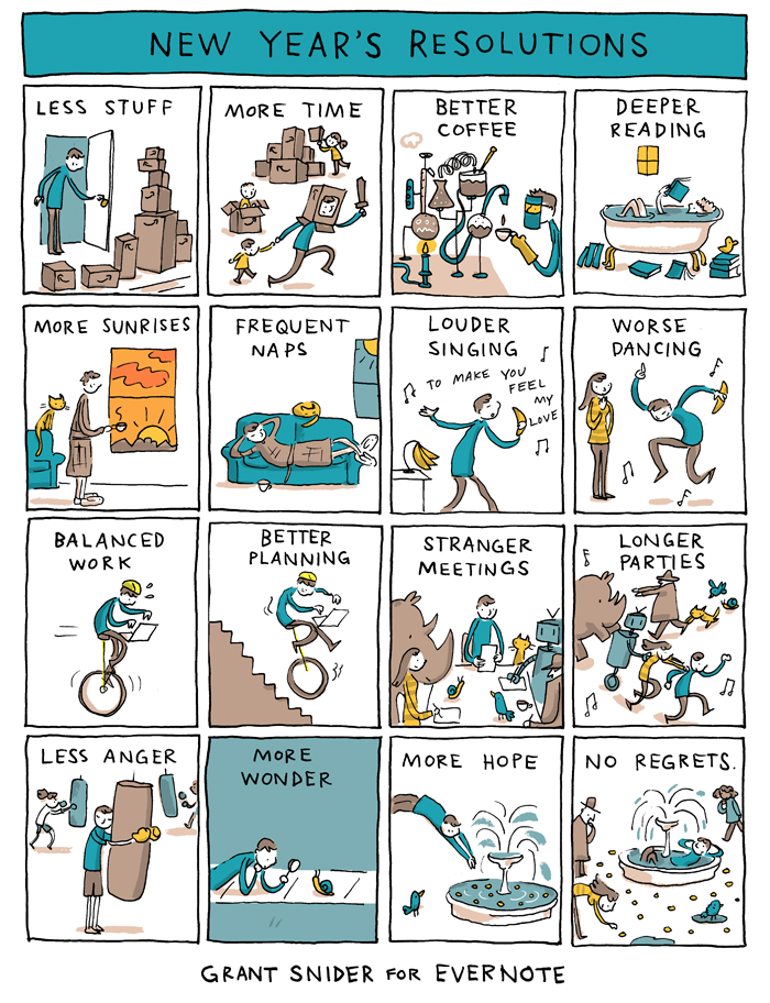 INCIDENTAL COMICS: New Year's Resolutions