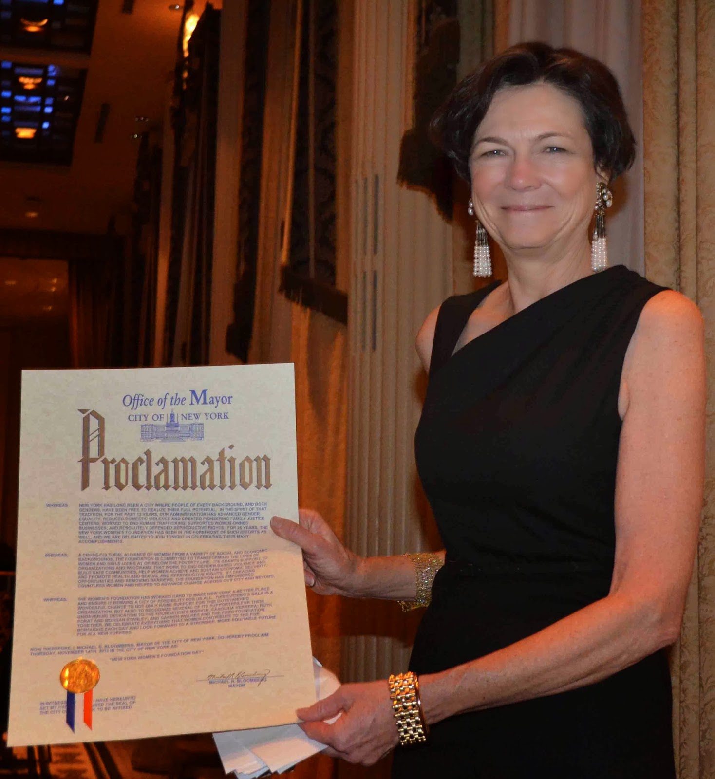 CAROLINA HERRERA IS HONORED AT NYWF FETE