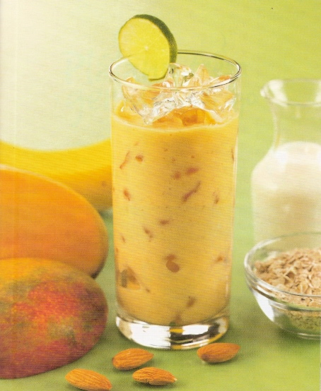 Postre: Jugo de mango, plátano y almendras ~ Tips Gobales 2015