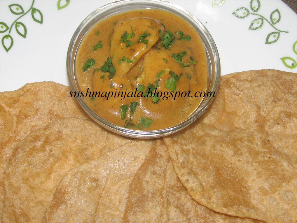 Lasaniya Batata Curry - From Sushma's Kitchen