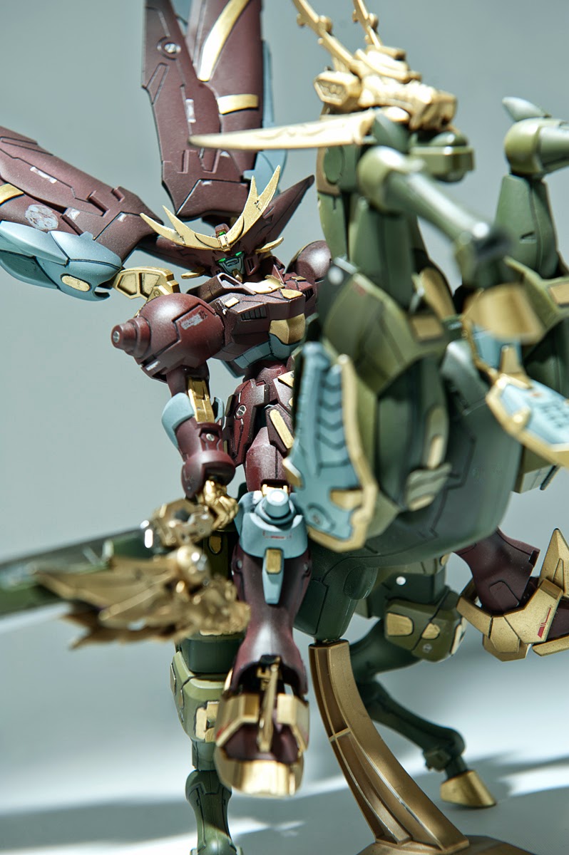 Custom Build: HGFC 1/144 Master Gundam + Fuunsaiki "Sengoku Master"