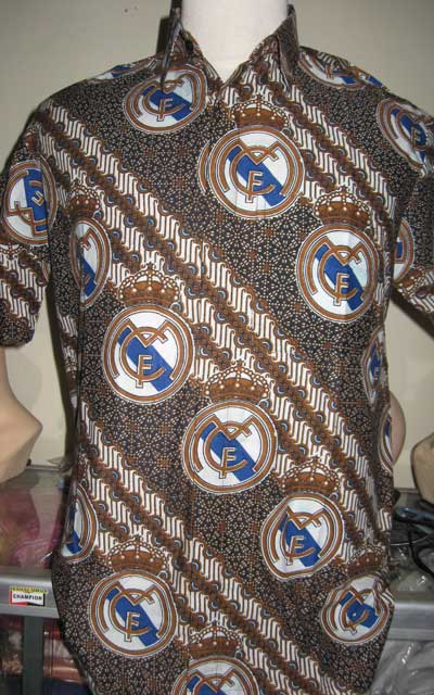 Baju Batik Bola Real Madrid Murah | Toko Batik Online
