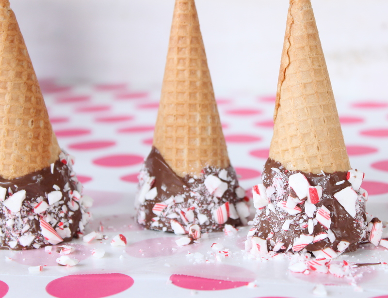 Crave. Indulge. Satisfy.: Peppermint Ice Cream & Chocolate Dipped ...