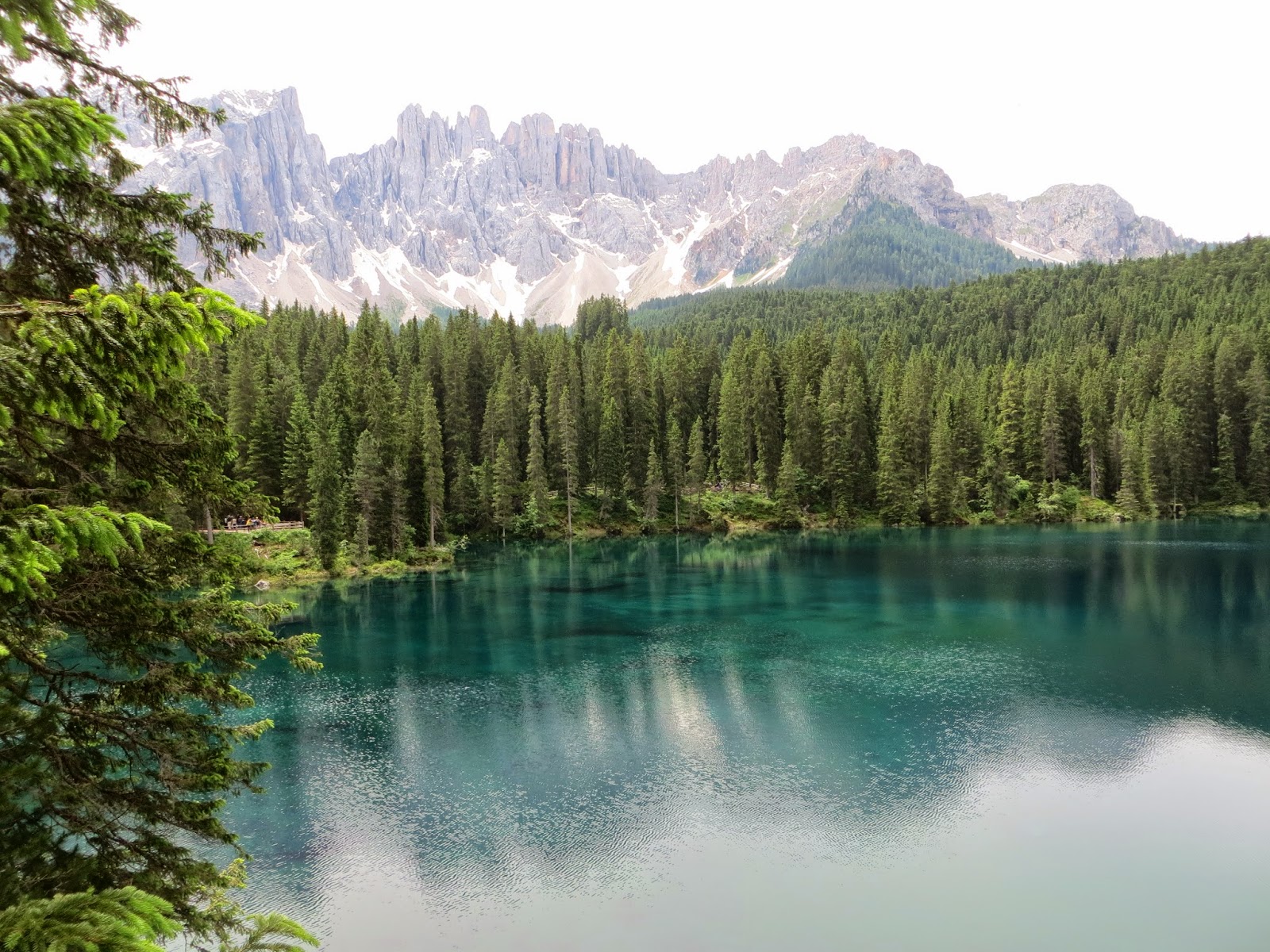 Travel_Photography: Lake Carezza known as the Rainbow Lake