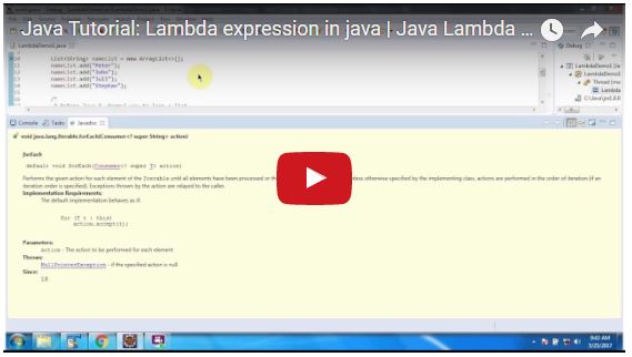 JAVA EE Java Tutorial Lambda Expression In Java Java Lambda JAVA EE Java Tutorial Lambda Expression In Java Java Lambda