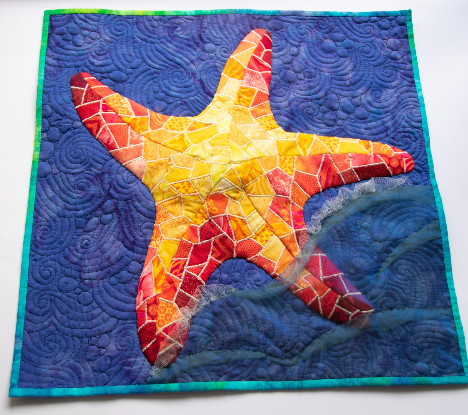 Quilt Art by Lena Pugachova: Star of the Sea