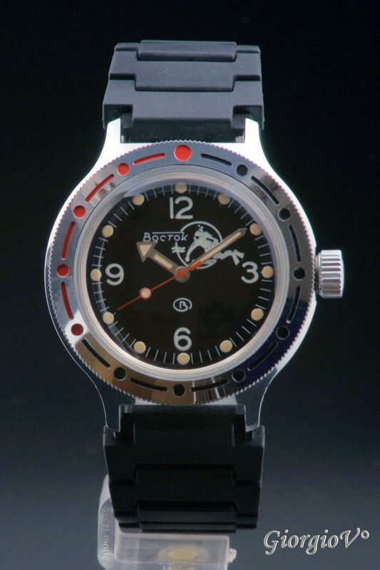 Vintage and Russian watches: Vostok Amphibia Frogman No-Date