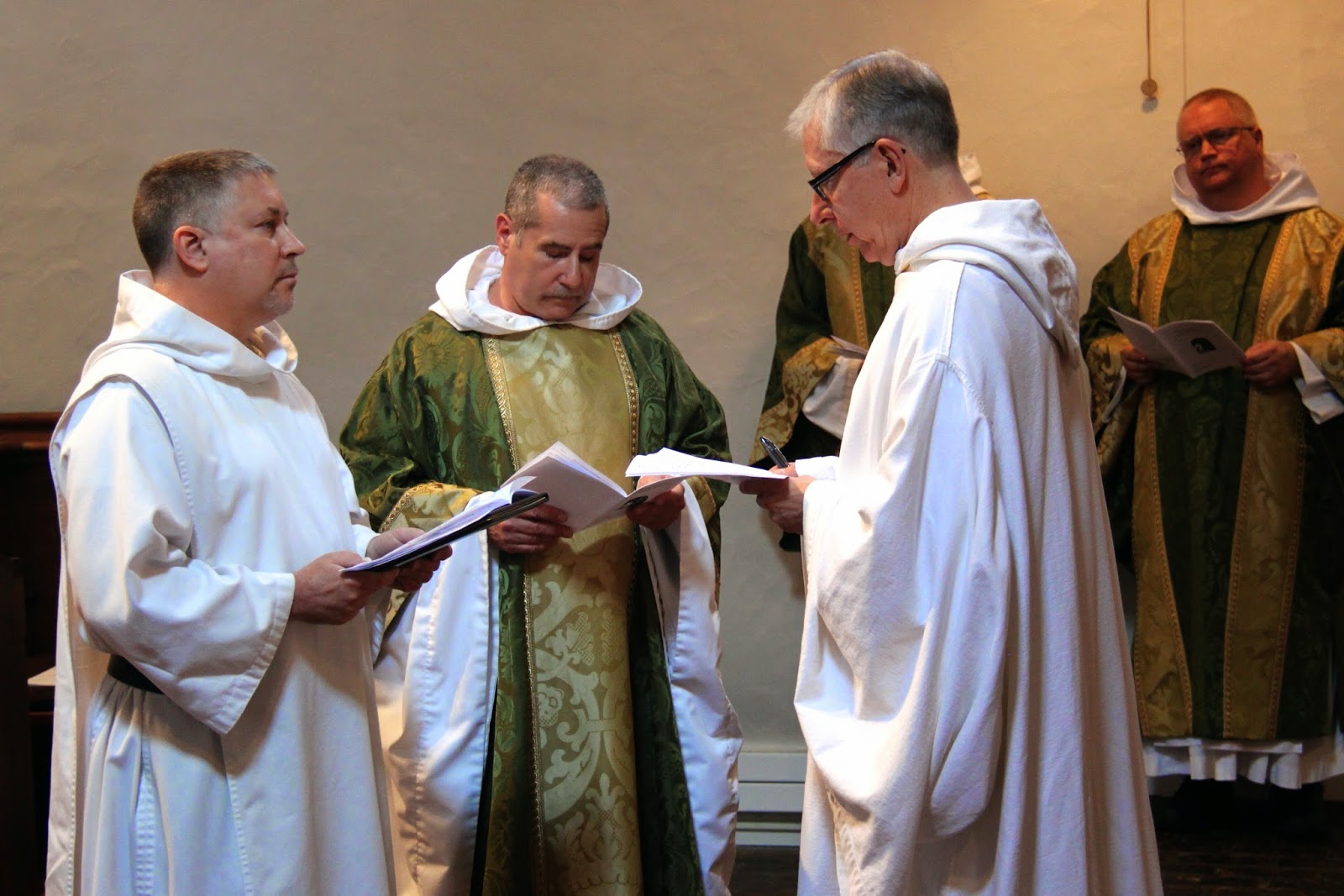 Holy Cross Monastery Sermons : First Profession of Peter James Rostron ...