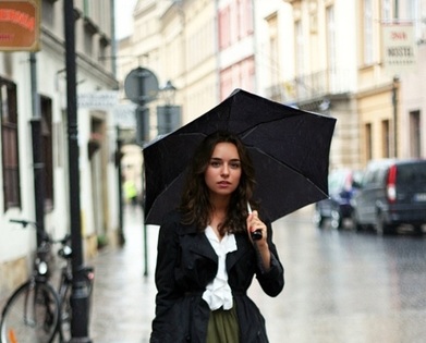 How to Style Your Hair On a Rainy Day - College Gloss