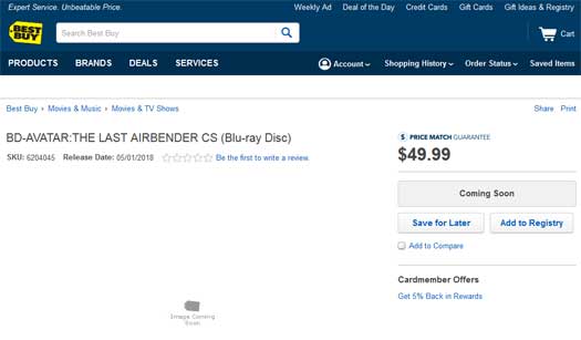 NickALive!: Avatar: The Last Airbender - 'The Complete Series' Blu-ray ...