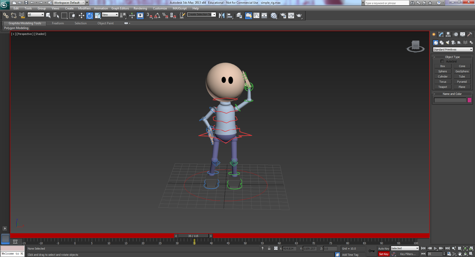 3D Animation For Games: Simple Rigging Poses