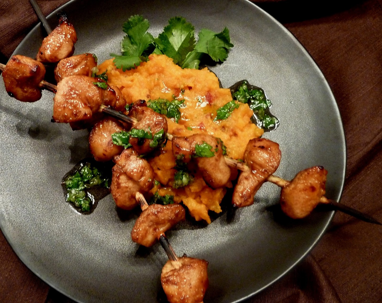 Cracked Pepper: Mahogany Chicken with Smoky Lime Sweet Potatoes