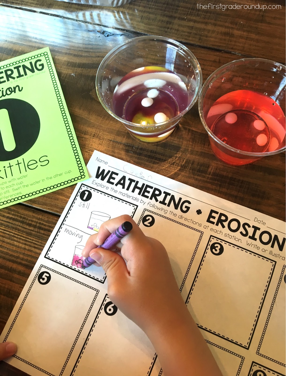 weathering and erosion activities for 2nd grade - The First Grade Roundup