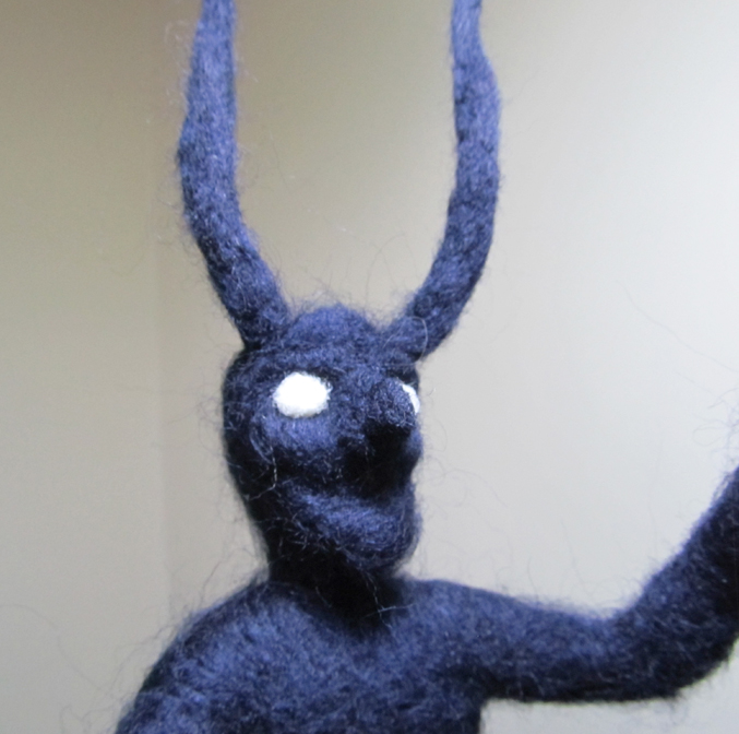 SubRosa-RosaMundi: Needle Felted Krampus