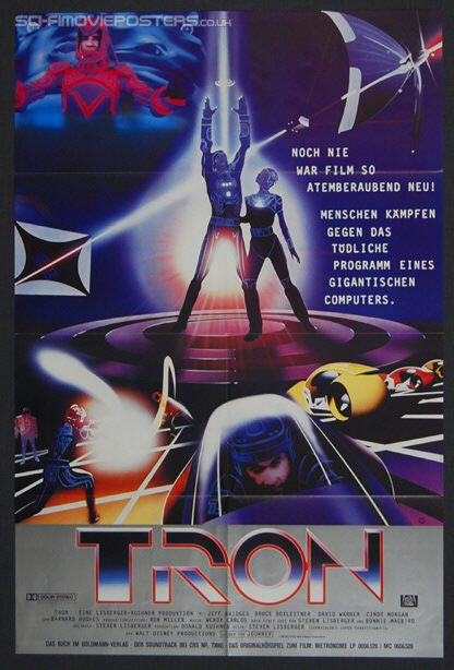 The Geeky Nerfherder: Movie Poster Art: Tron (1982)