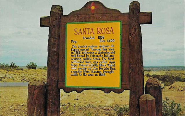*Postcard Gems: Santa Rosa Historical Marker