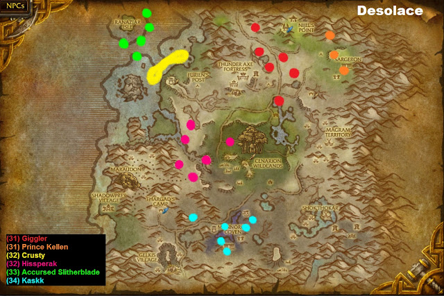 WoW Rare Spawns: August 2012