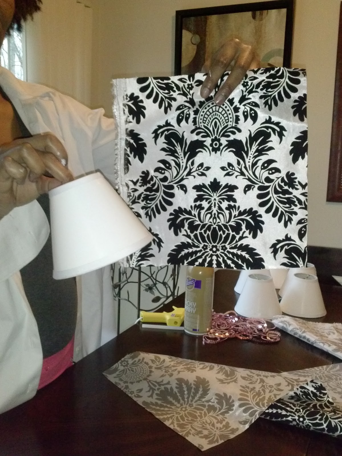 According2Sharon: DIY mini lamp shades