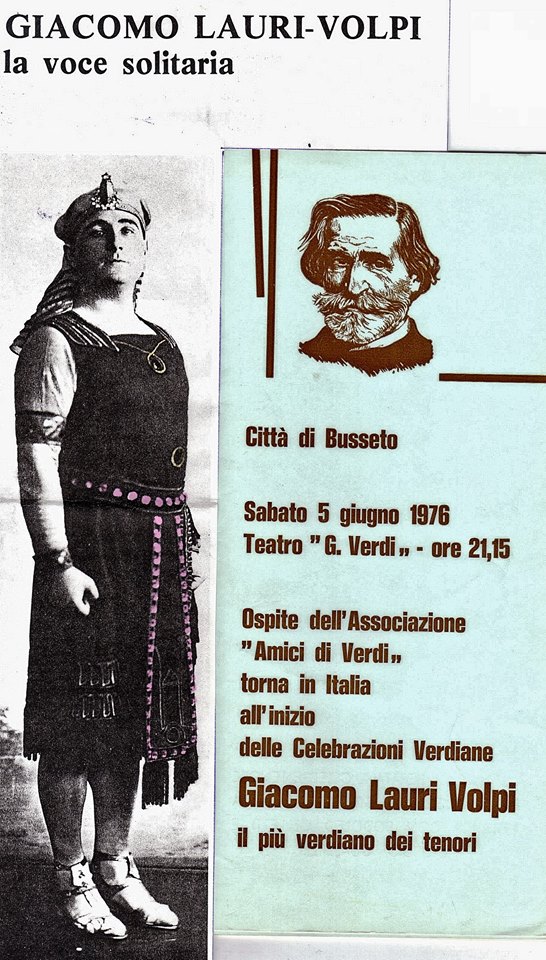 Il Tenore Lauri-Volpi e i segreti del Canto Lirico: Il ritorno di ...