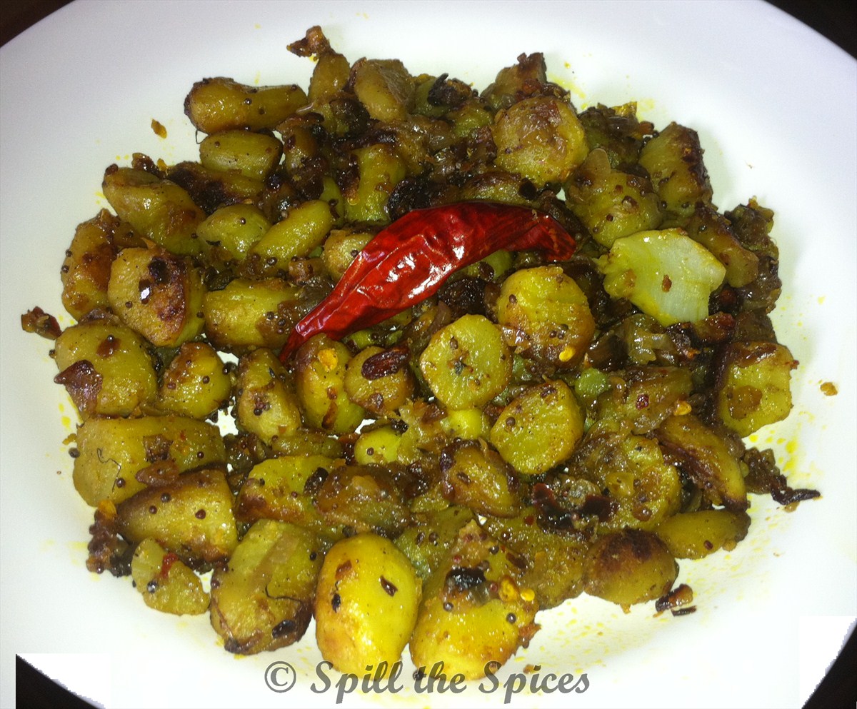 Koorka Mezhukkupuratti | Chinese Potato Fry | Spill the Spices