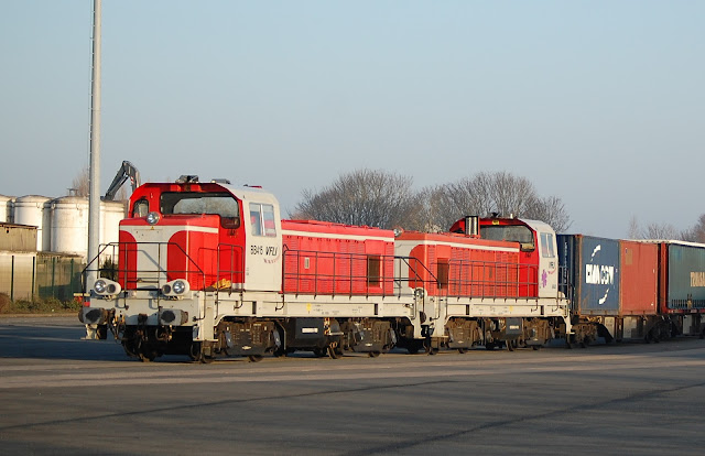 LA PASSION DU TRAIN: BB 400 VFLI , au Port de Lille ce Lundi matin