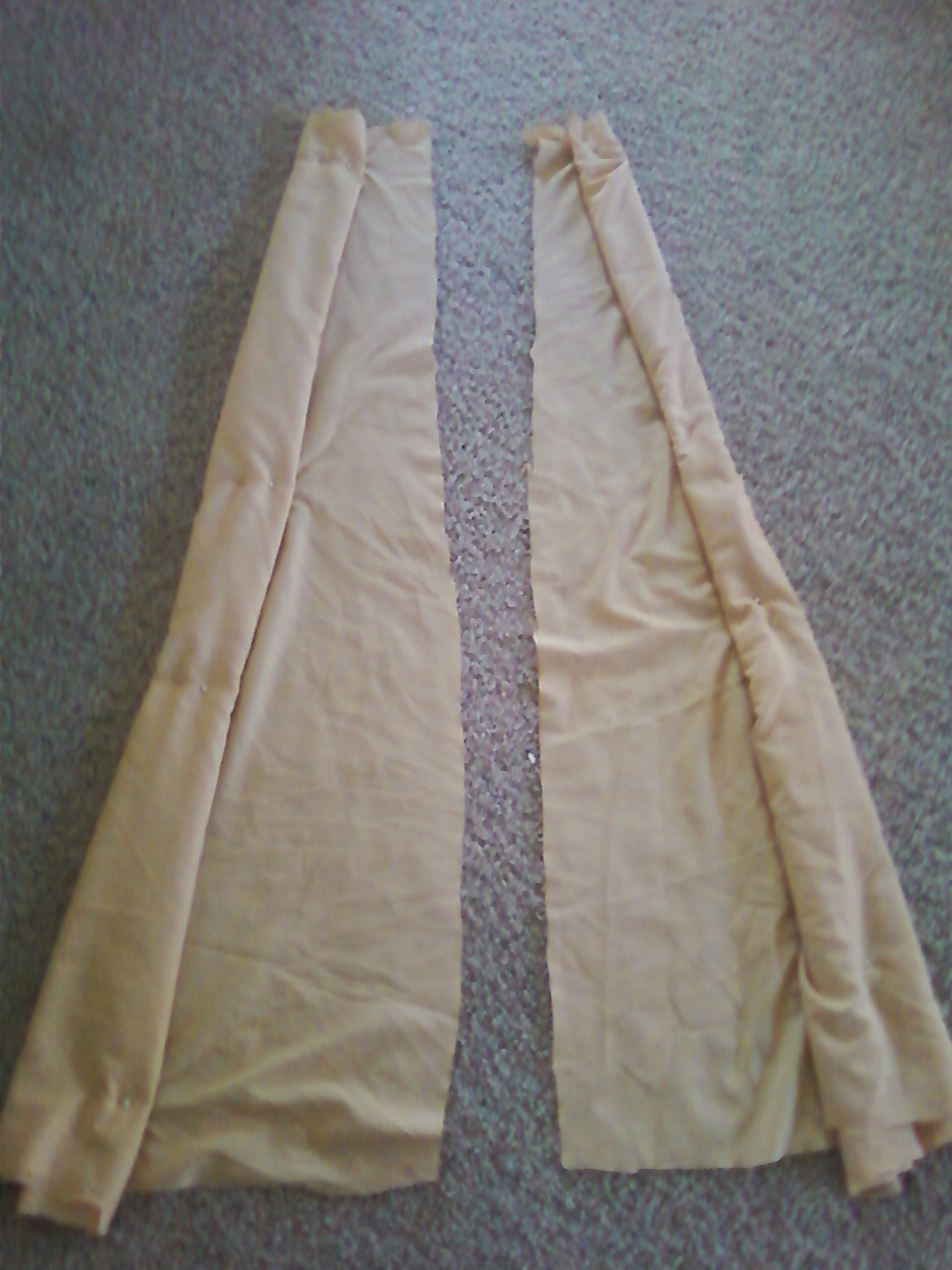 Sew Insane: How to sandwich seams in an Elizabethan underskirt.