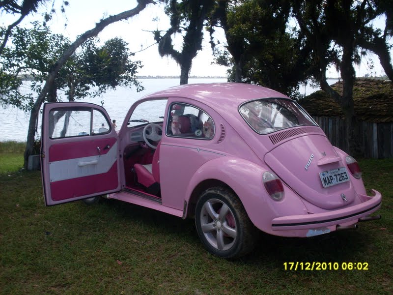 Vida Cor de Rosa: A Fusca mais charmosa do Brasil