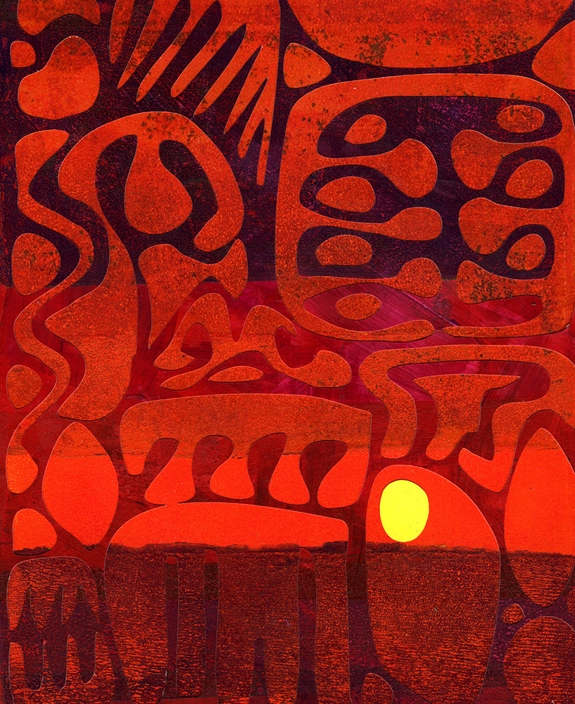 Michèle Brown Artist - The Old Cells Studio: Thursday Collage 1