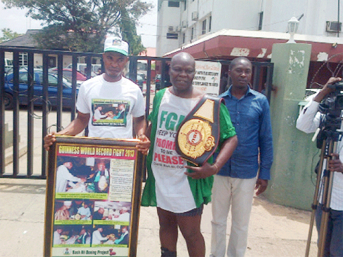 Topten Naija: Boxer, Bash Ali Boxes His way Through Security Details To ...
