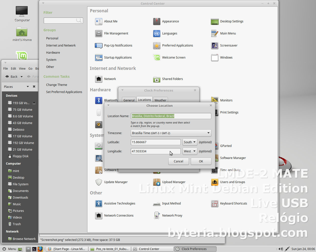 Byteria: Live LMDE-2 - Linux Mint Debian Edition MATE