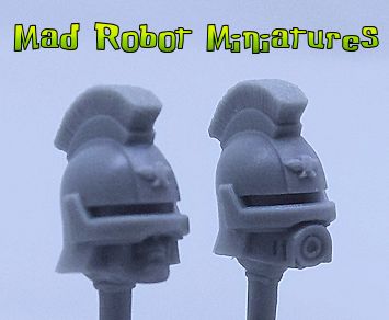 Wargame News and Terrain: Mad Robot Miniatures: New Space Police Miniatures