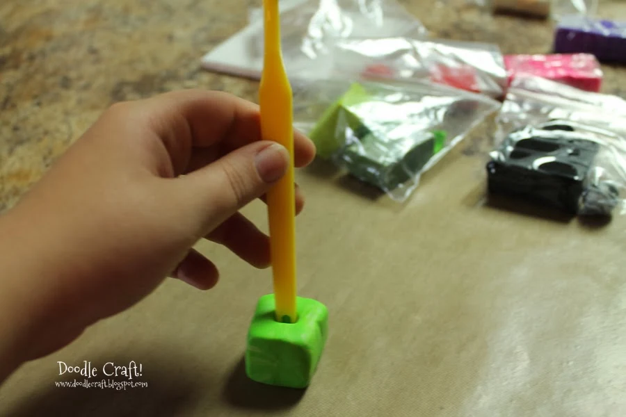 Minecraft Toothbrush Buddies!