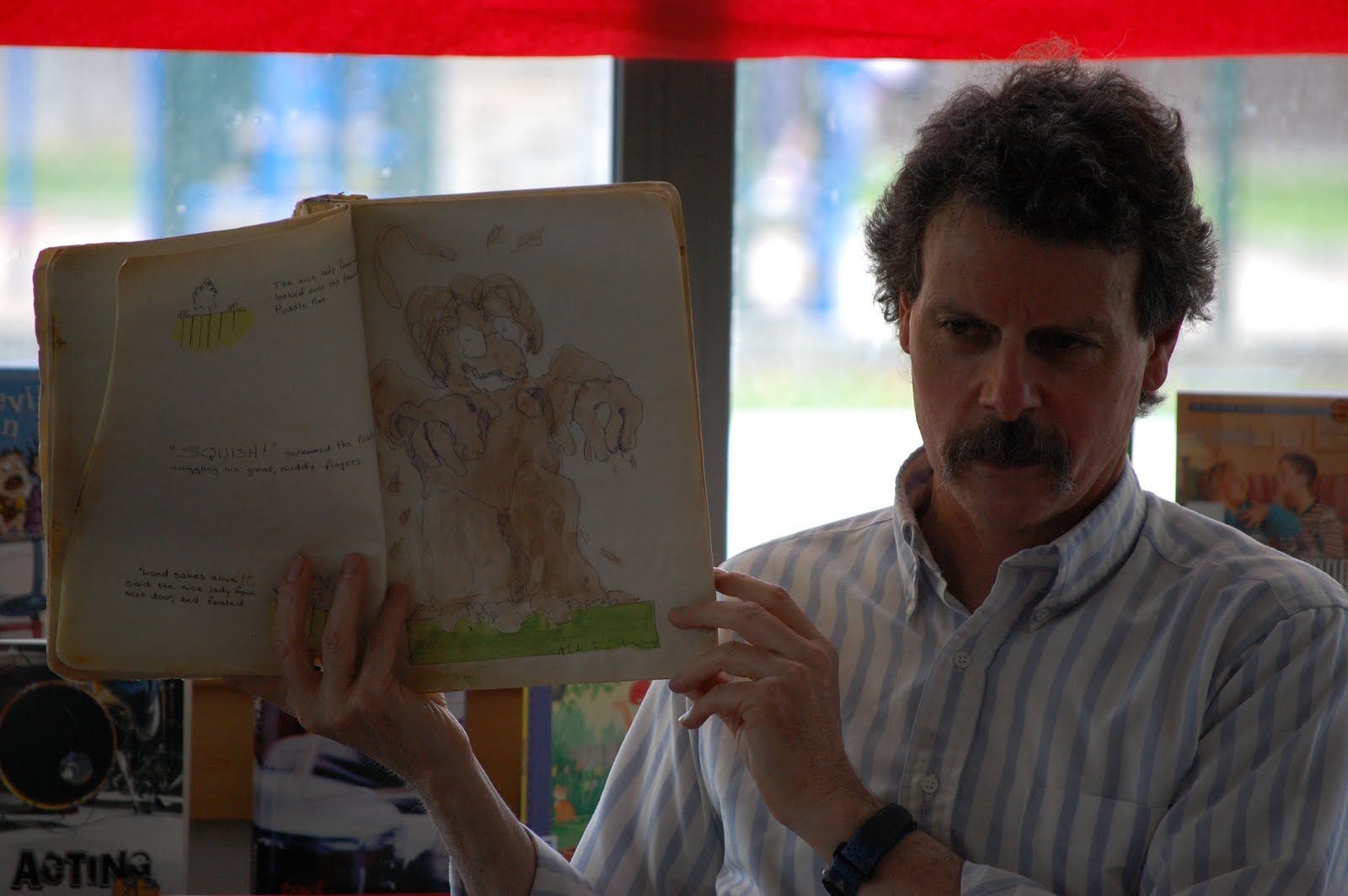 Blagons: The Blair Book Dragons: Ted Staunton visits the Blair library!