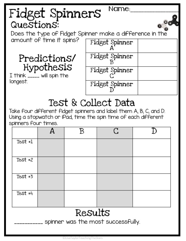 Fidget Spinners in the Classroom - Teaching the Stars