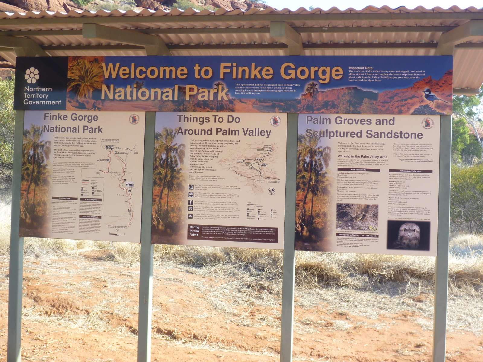 Just Keep on travelling: Finke Gorge National Park