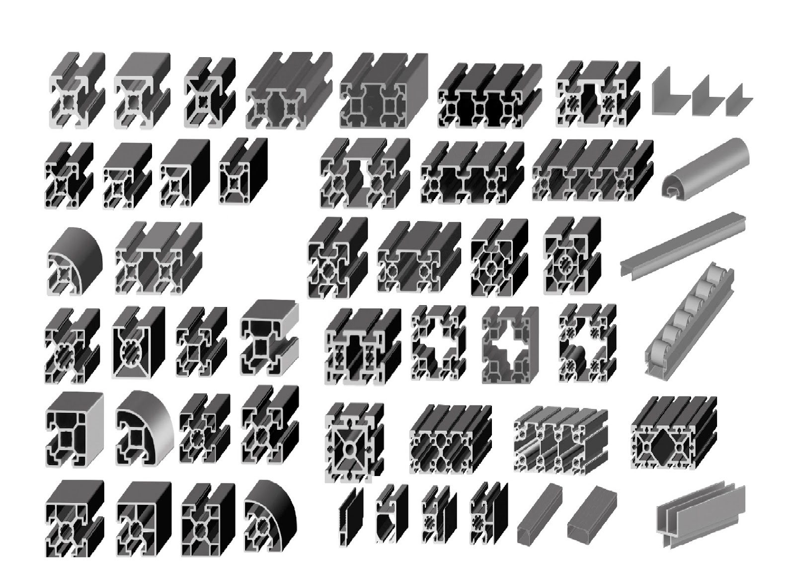 bi-yak Automatismos Industriales: Perfilería de Aluminio