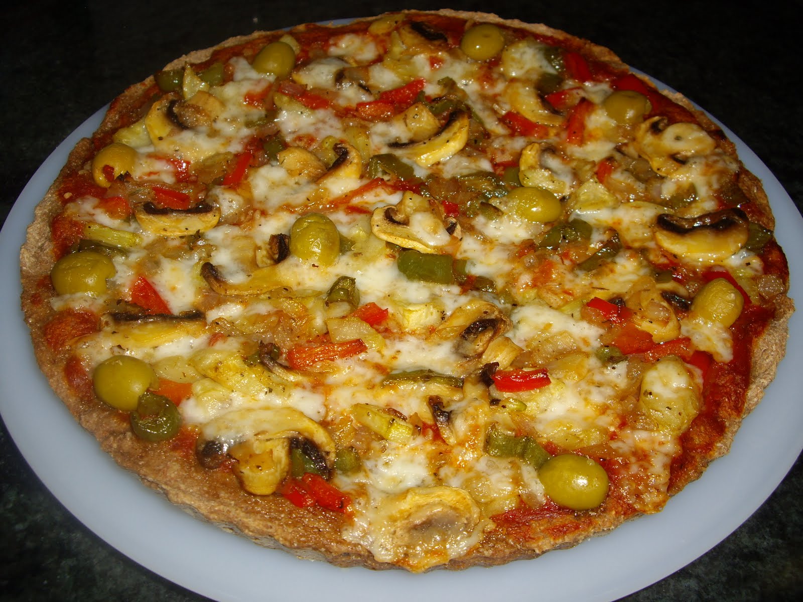 Cocina y hornea: Pizza integral de verduras