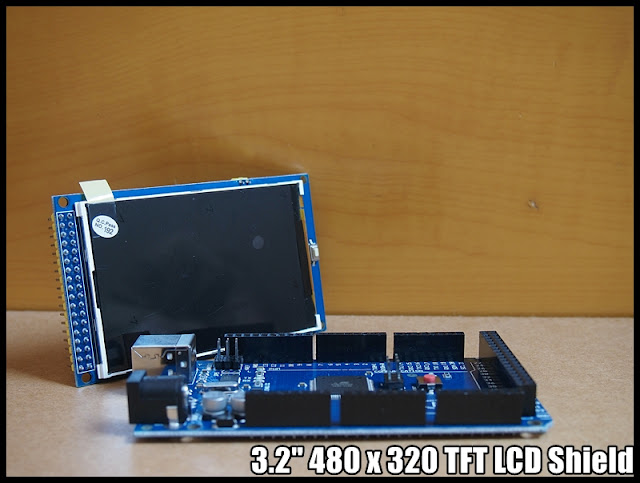 Arduino-er: 3.2" 480 x 320 TFT LCD Shield, install UTFT library and ...