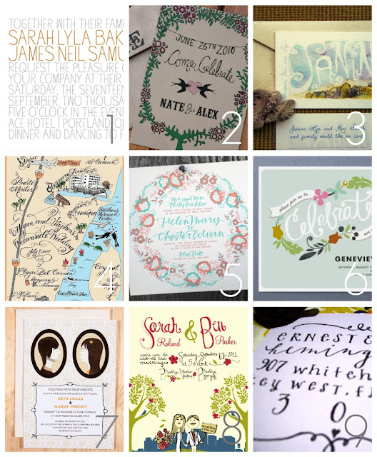 MargotMadison: Now Trending: Hand drawn invitations