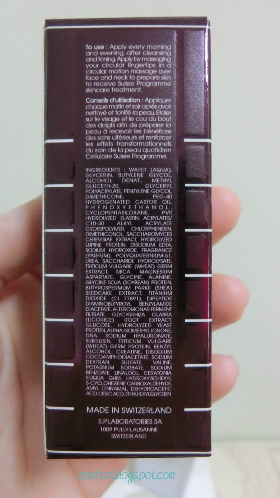 Review : Suisse Programme Cellular Boosting Solution & Suisse Programme ...