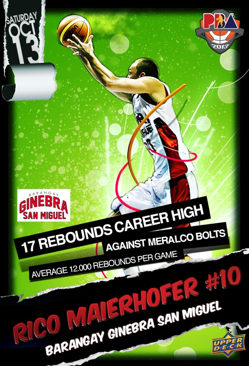 Mico Halili: PBA Fan Art - Ginebra Edition.